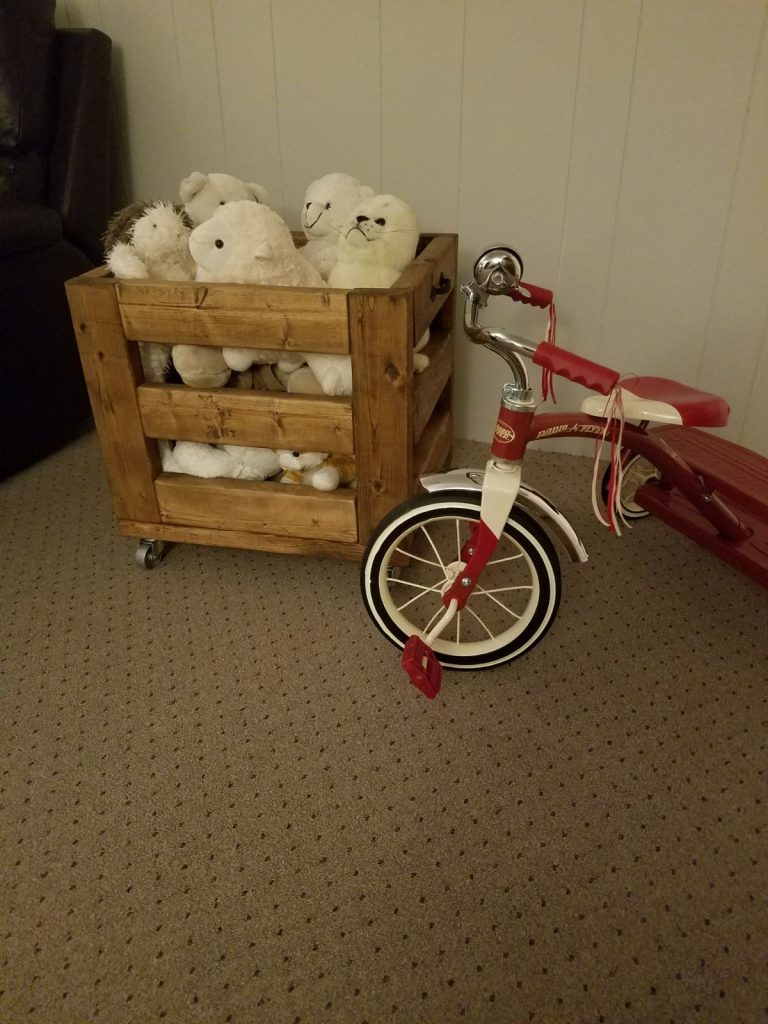 Rustic rolling storage cart. – The Village of Artisans