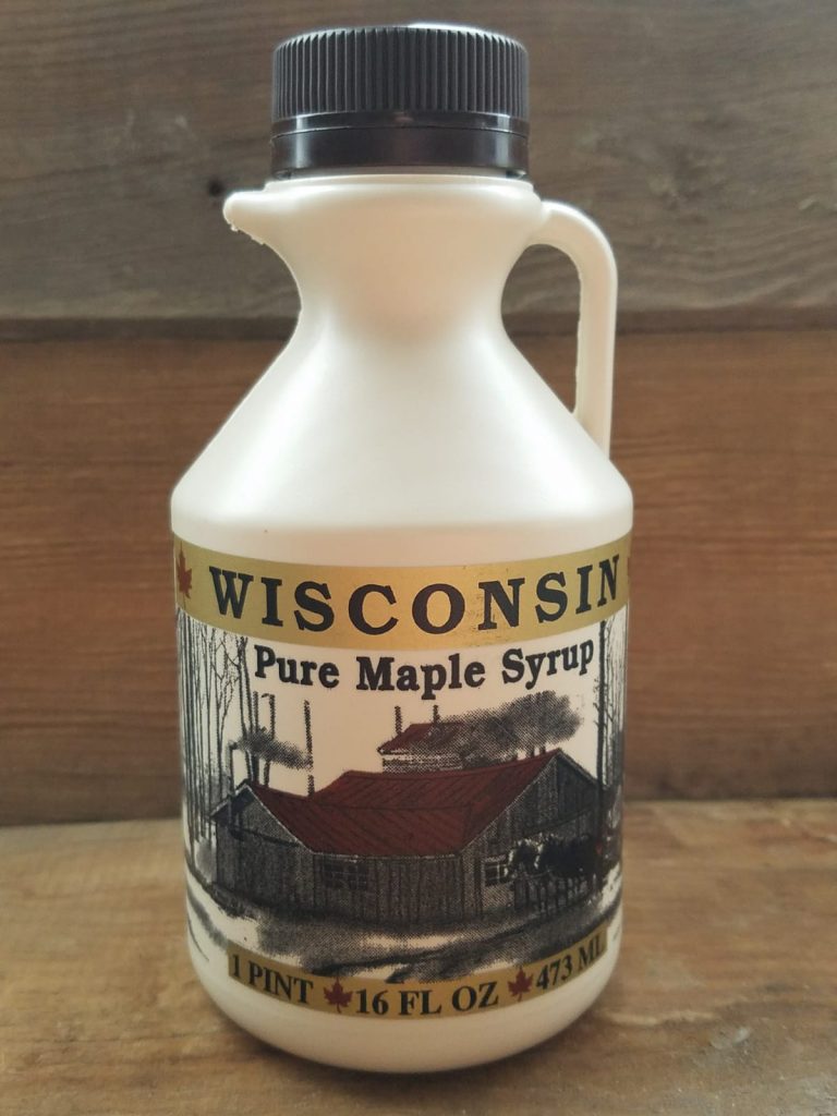 Pint of pure Wisconsin maple syrup – The Village of Artisans