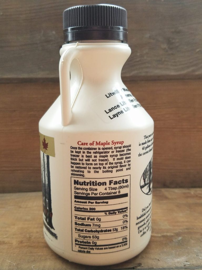 1/2 gallon of pure Wisconsin maple syrup – The Village of Artisans