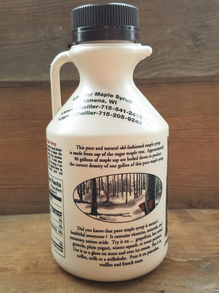 Quart of pure Wisconsin Maple Syrup – The Village of Artisans