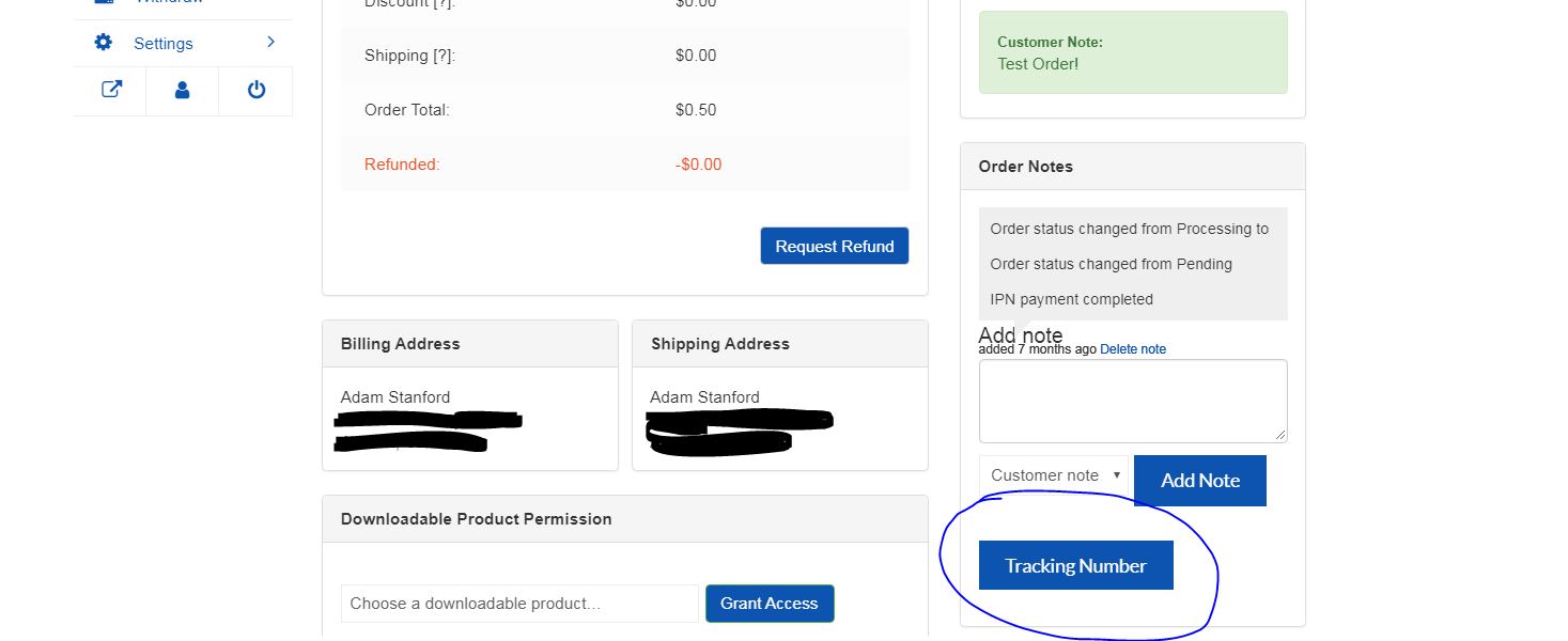 Xpresspost Tracking Number