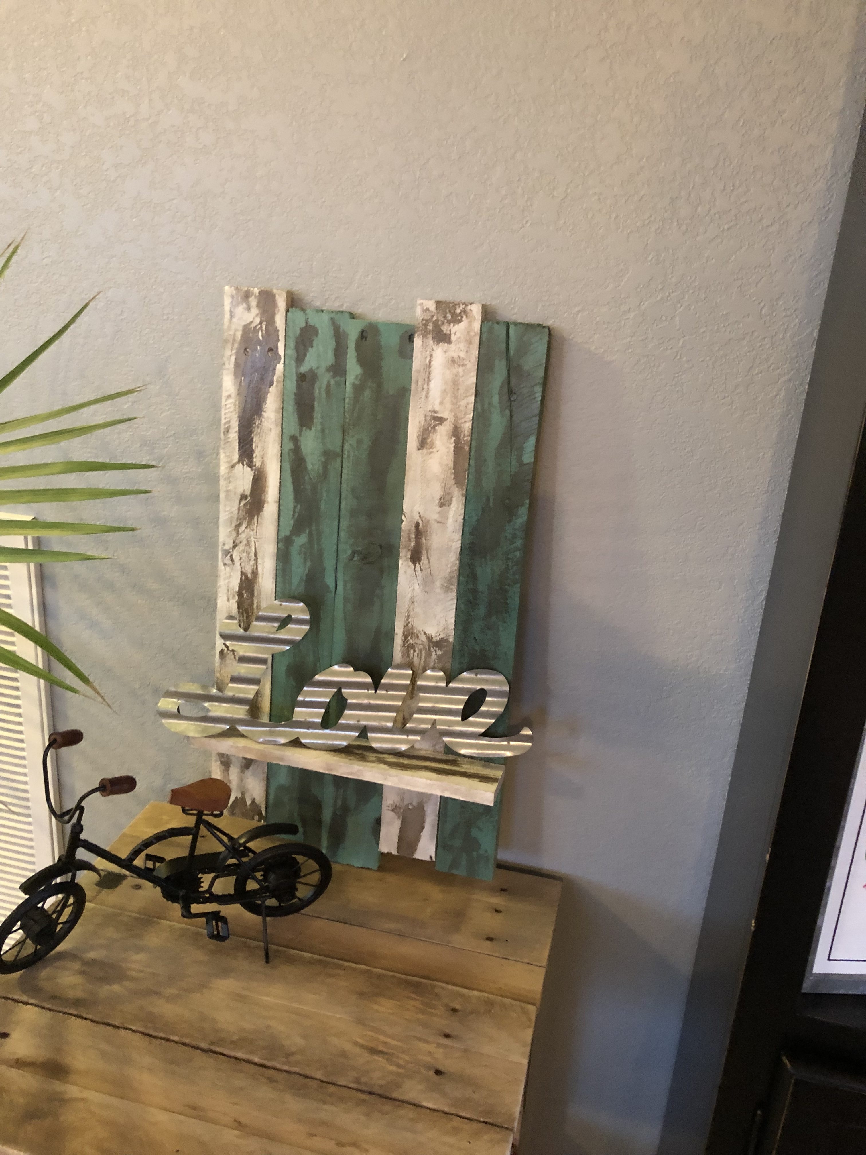 Rustic Plaque Shelf – The Village of Artisans