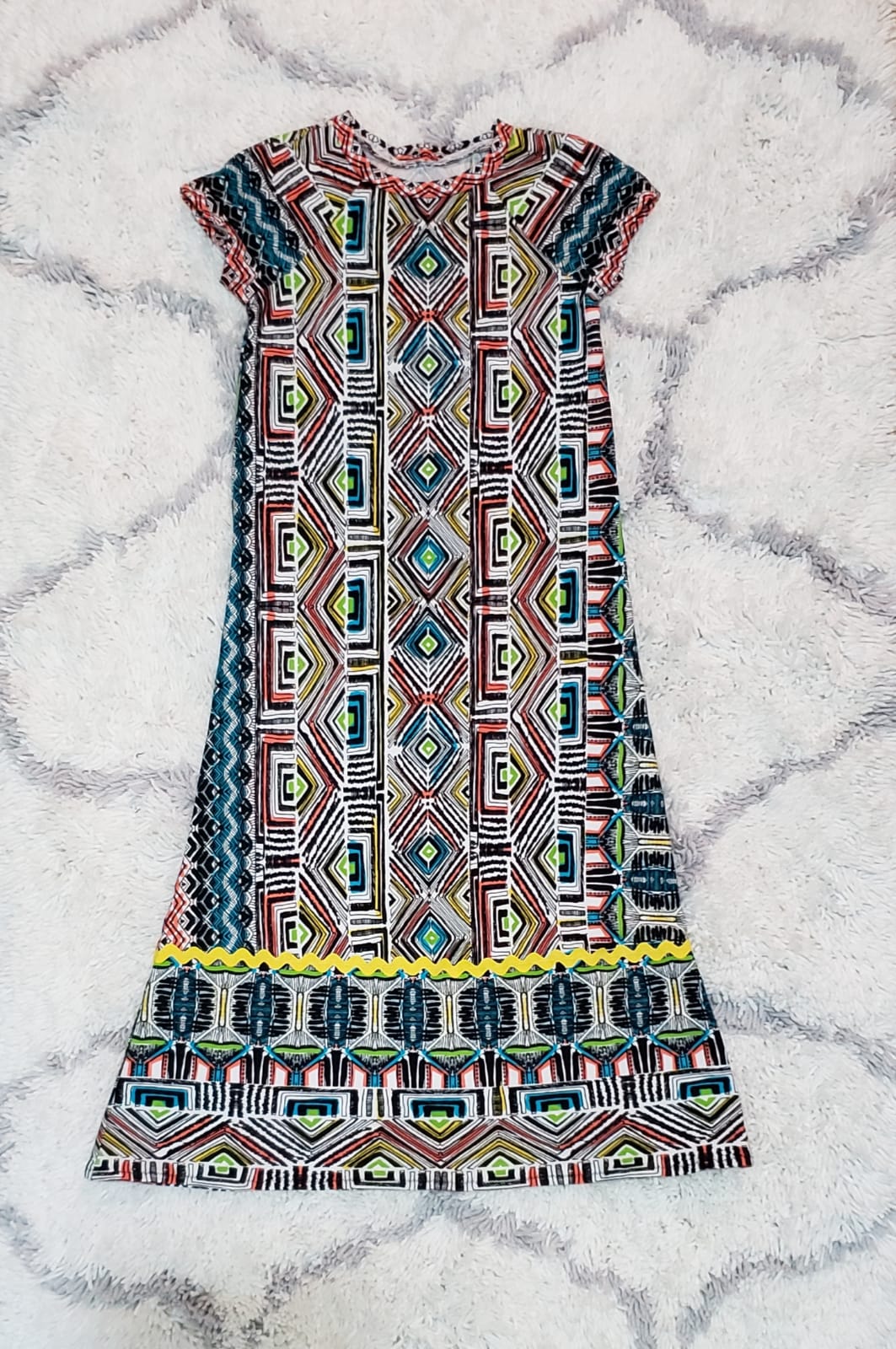 Aztec Stripped Knit Dress! Size 3/4 – The Village of Artisans