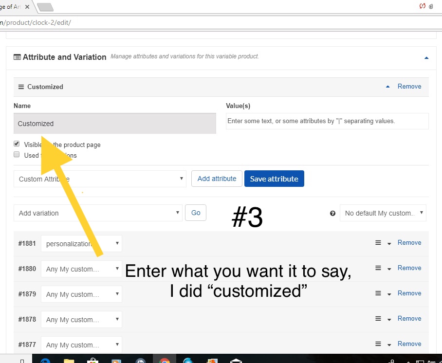 How to set up products with Variations – The Village of Artisans