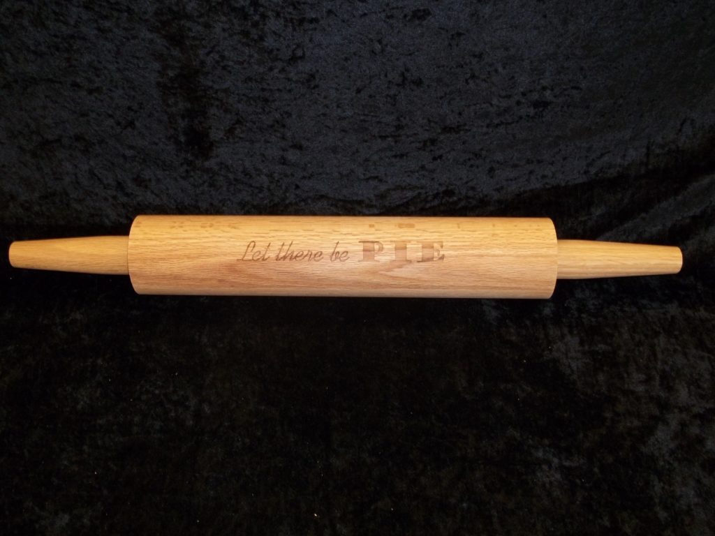 Laser engraved rolling pin – The Village of Artisans