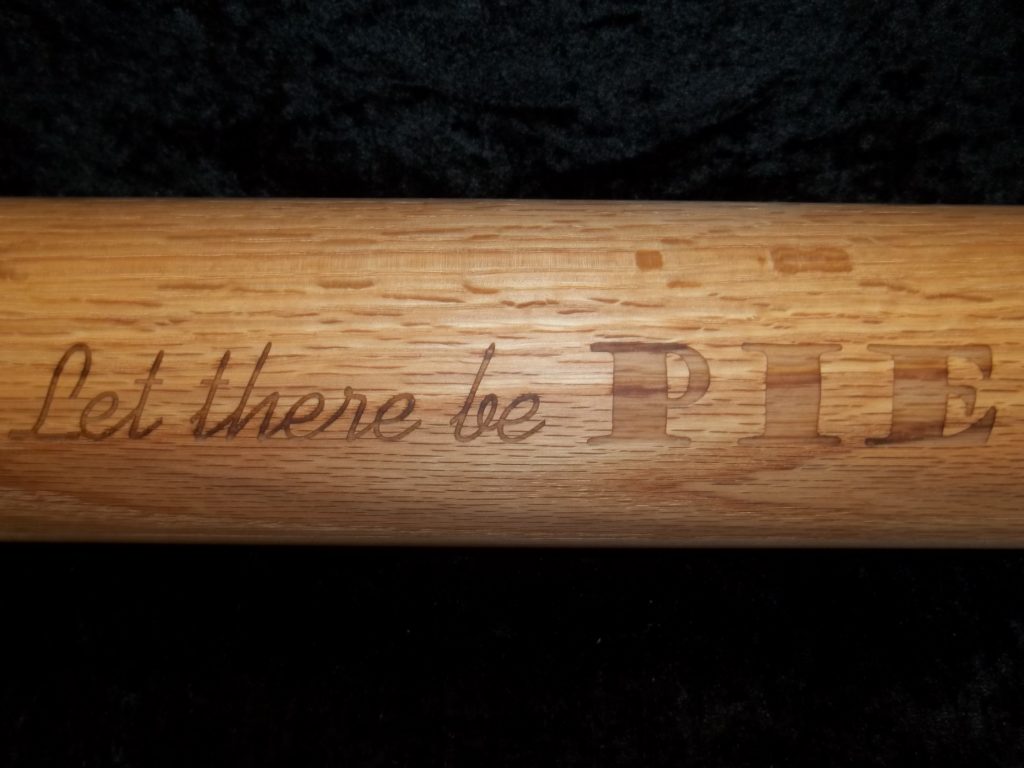Laser engraved rolling pin – The Village of Artisans