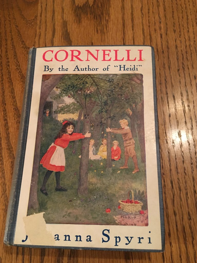 Cornelli by Johanna Spyri (Blue copy with Picture front.)#2 – The ...