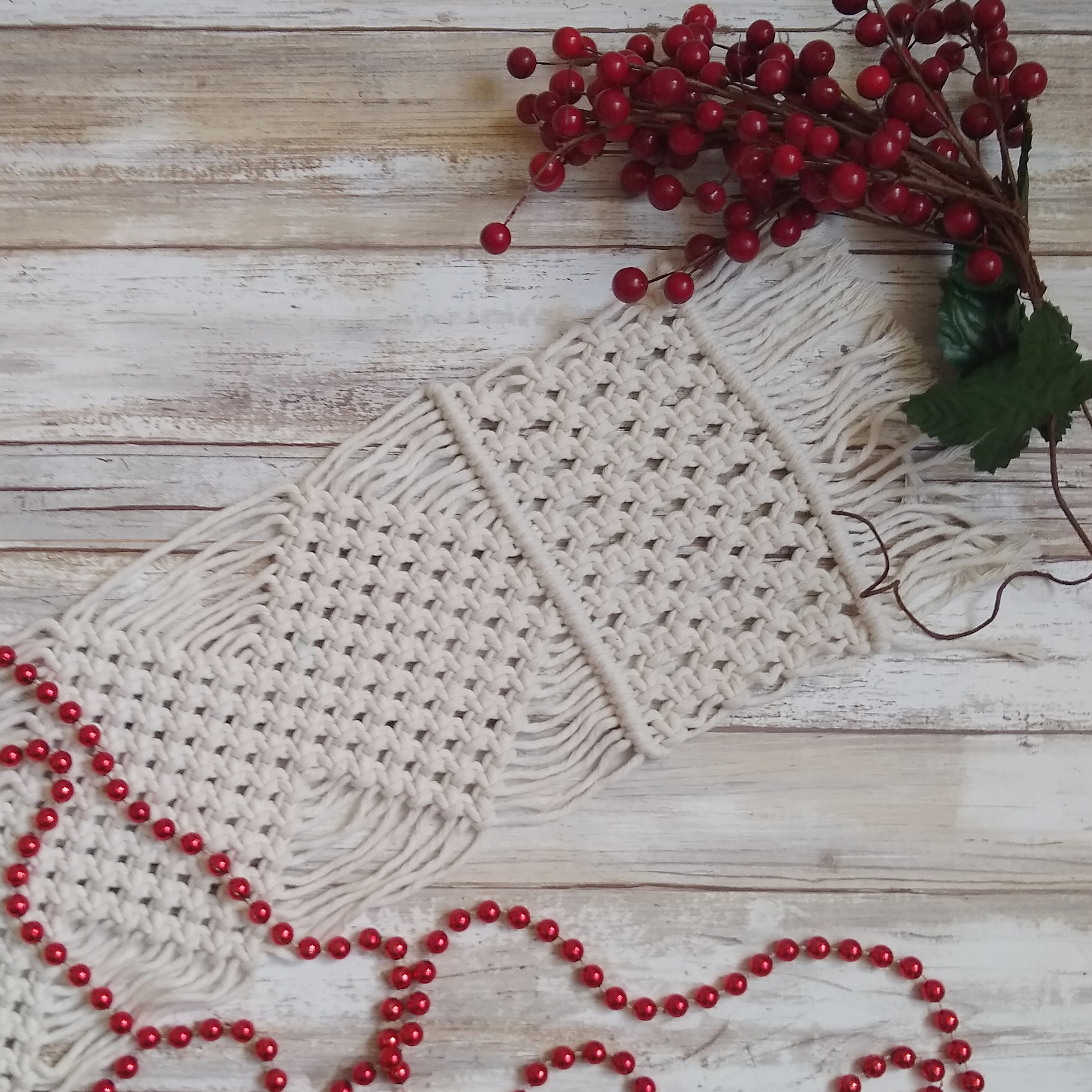 tan table runner – The Village of Artisans