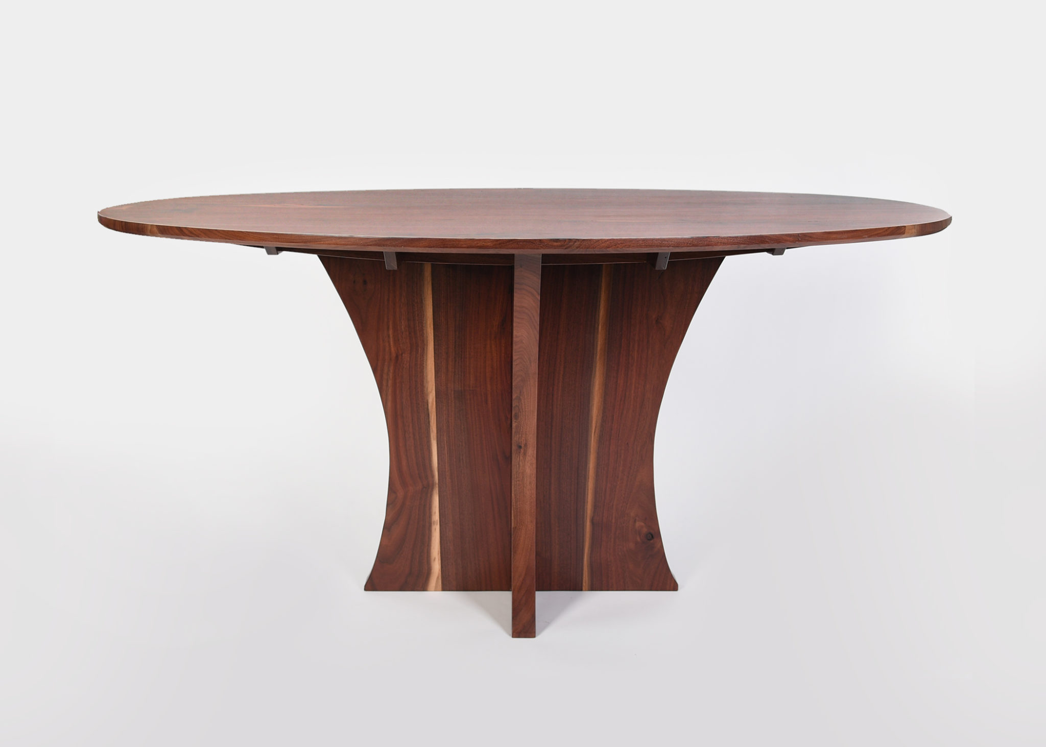 Ellipse Table in Walnut – The Village of Artisans