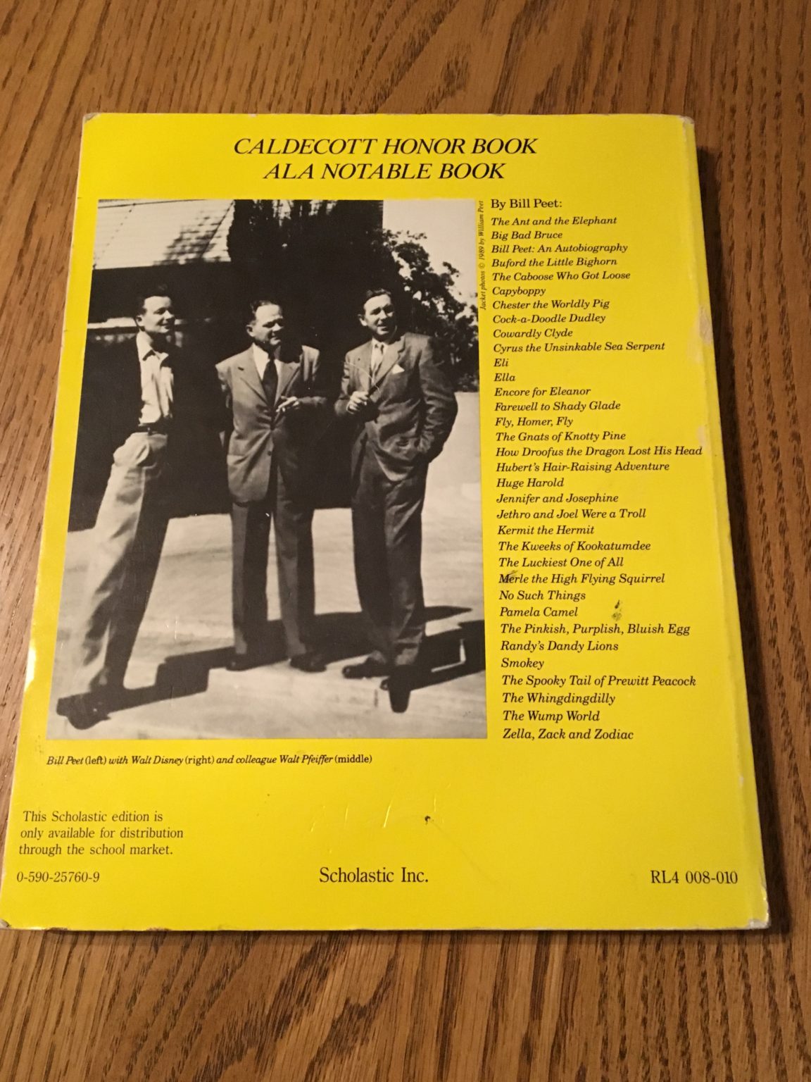 Bill Peet an Autobiography by Bill Peet (softcover) – The Village of ...