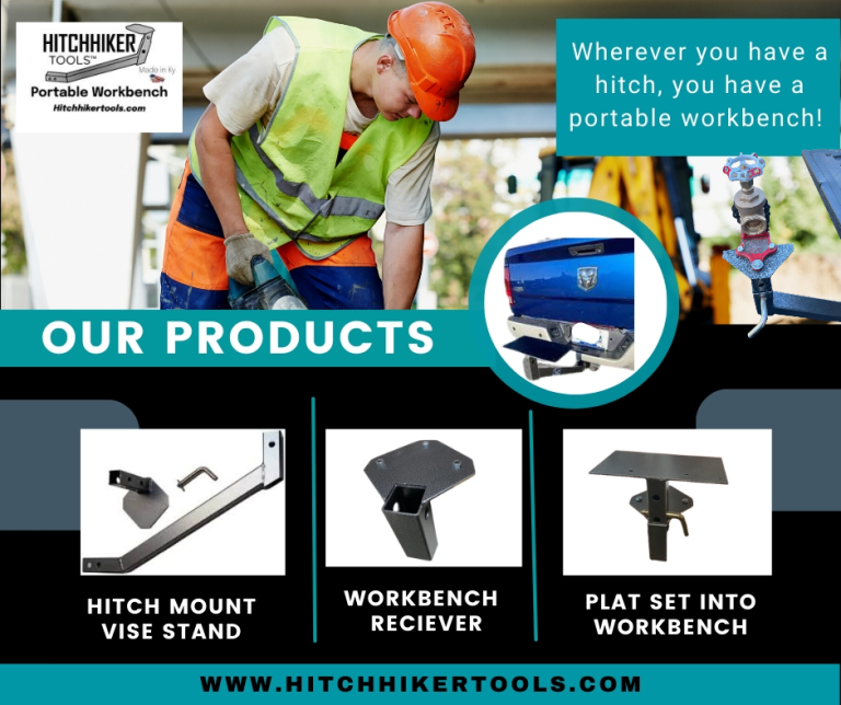 Hitchhiker Tools Hitch Mounted Tool Stand – The Village of Artisans
